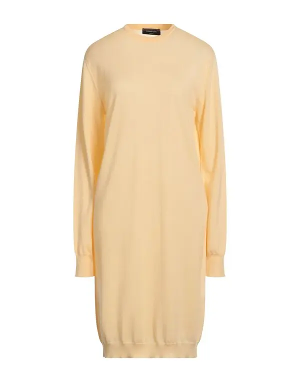 Fabiana Filippi Mini Virgin Wool Dress - Yellow