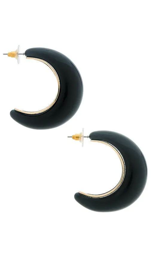 8 Other Reasons Addison Resin Hoop Earrings