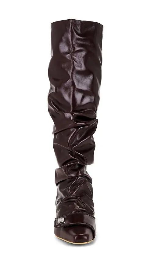 DIRT Gathered Boots - Maroon