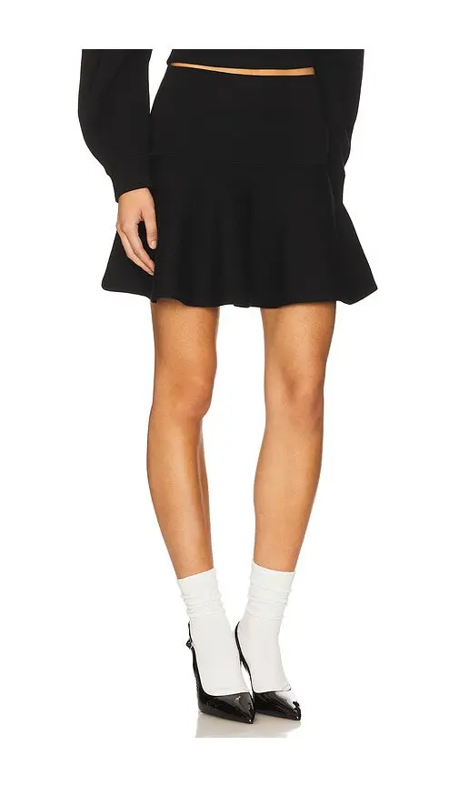 Steve Madden Rosina Mini Skirt - Black Onyx