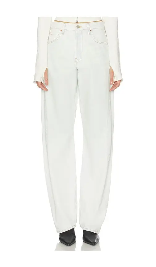 GRLFRND Noa Engineer Denim - White Cloud