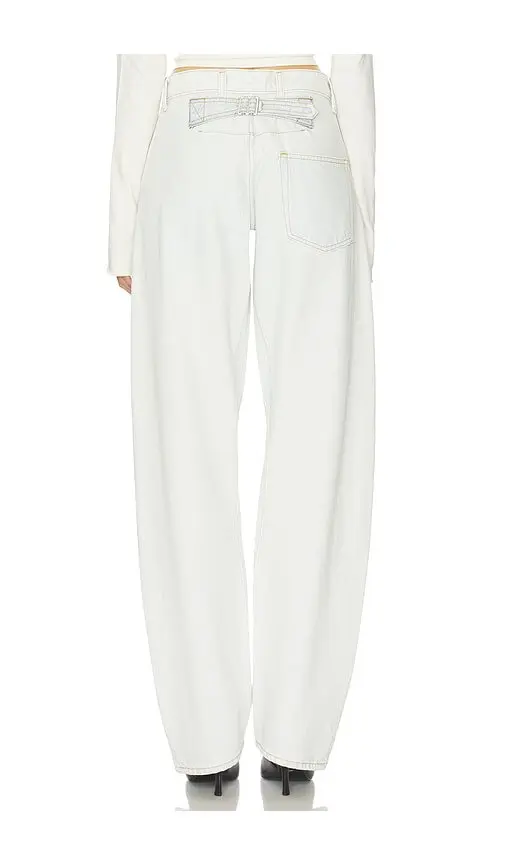 GRLFRND Noa Engineer Denim - White Cloud