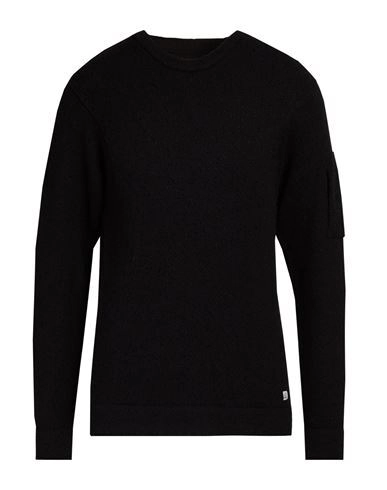 C.P. COMPANY Alpaca Wool Blend Crewneck Sweater - Black