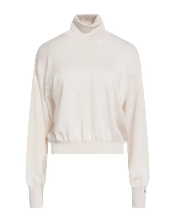 Herno Turtleneck In Virgin Wool - Cream