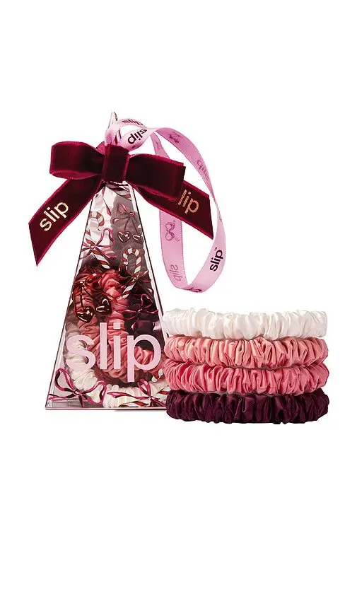 Slip Scrunchie Ornament - Candy Cane