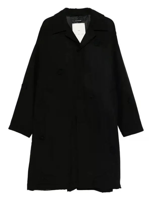 SONG FOR THE MUTE Single-breasted Coat With Notched Lapels