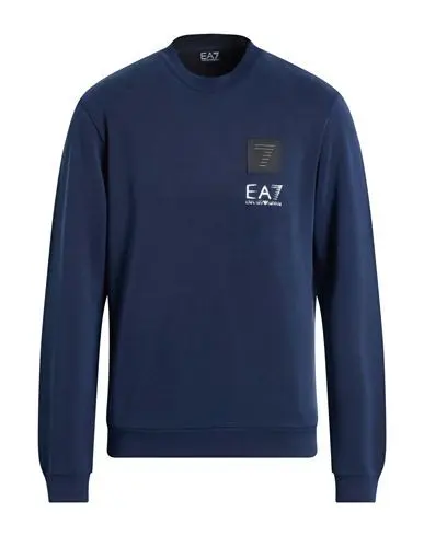EA7 Crewneck Sweatshirt With Logo - Navy