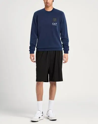 EA7 Crewneck Sweatshirt With Logo - Navy