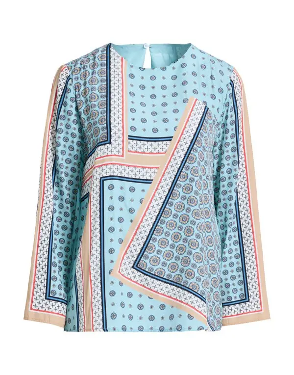 MARC CAIN Patterned Satin Top