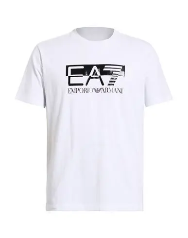 Emporio Armani T-shirt Size Cotton, Elastane - White