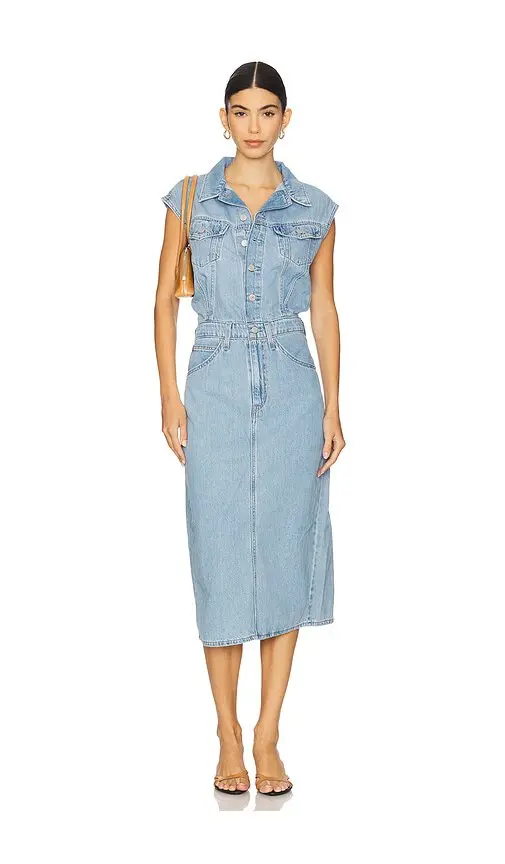 LEVI'S Iconic Sleeveless Denim Dress