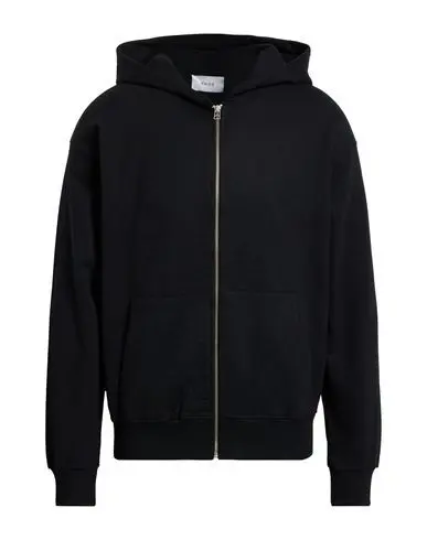 SHOE Solid Color Fleece Sweatshirt - Black