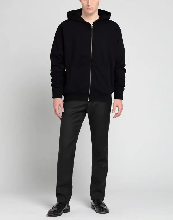 SHOE Printed Zip Up Hoodie - Black