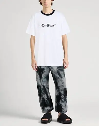 OFF-WHITE™ Off- T-shirt Size Cotton, Elastane