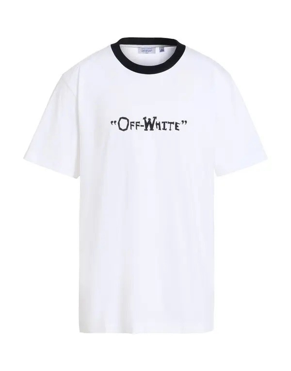 OFF-WHITE™ Off- T-shirt Size Cotton, Elastane