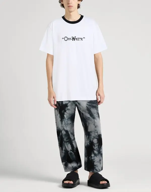 OFF-WHITE™ Off- T-shirt Size Cotton, Elastane