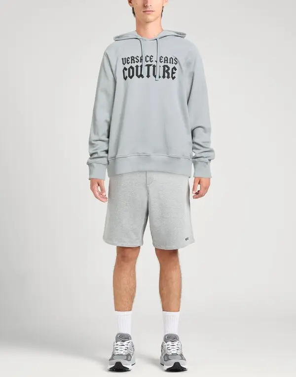 Versace Cotton-blend Fleece Sweatshirt - Grey