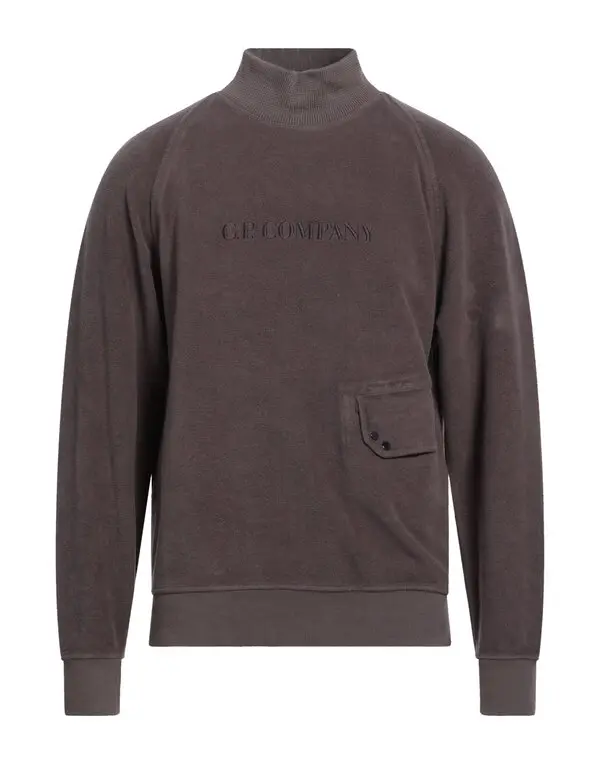 C.P. COMPANY Cotton Sweatshirt - Brown