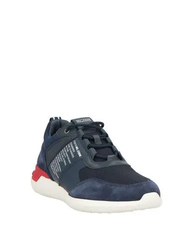 TOD'S NO CODE Leather And Textile Fiber Sneakers - Blue