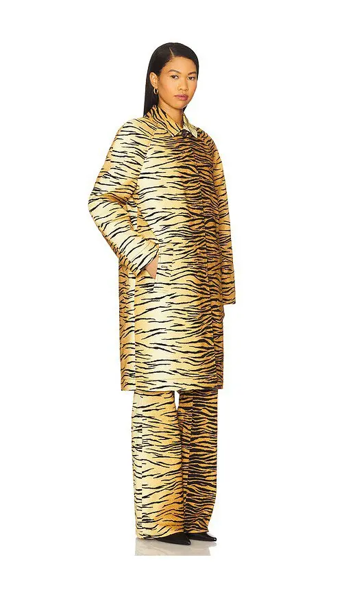 Moschino Tiger Stripes Long Jacket