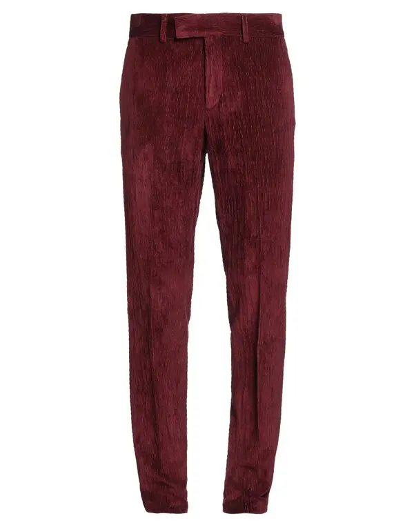 LARDINI Tailored Corduroy Pants - Red