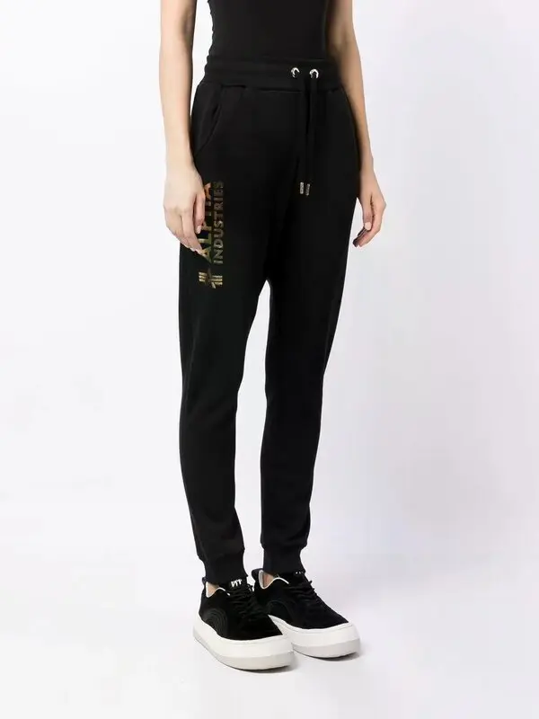 Alpha Industries Logo-print Drawstring Track Pants