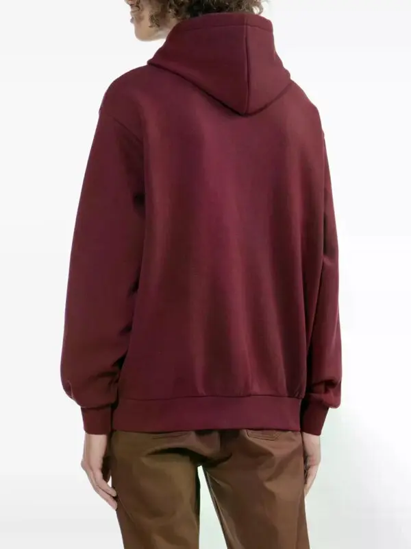 CHOCOOLATE Bear-print Hoodie - Red