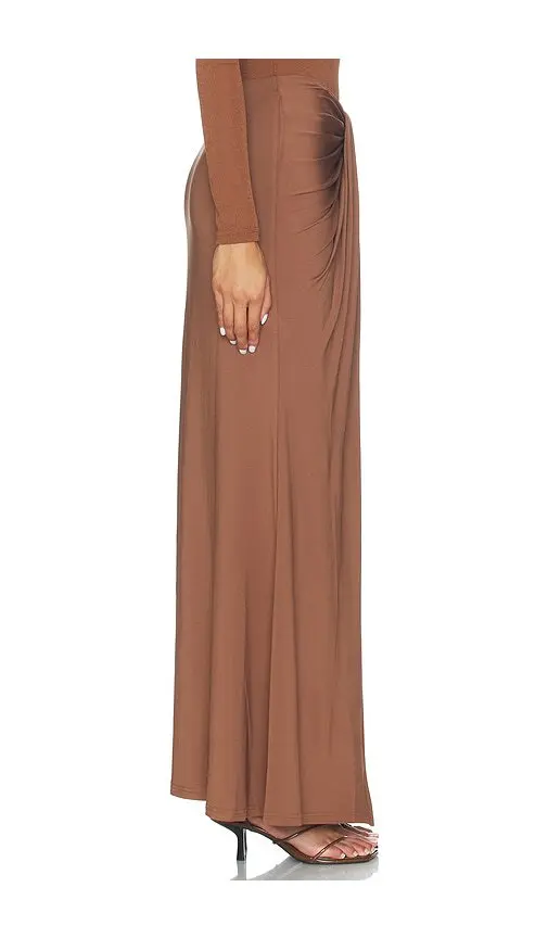 SNDYS. Cantarios Jersey Maxi Skirt - Mocha