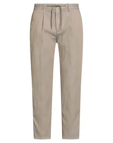 BERNA Tapered Twill Pants - Beige