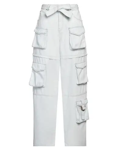 Pinko Cotton Denim Cargo Jeans