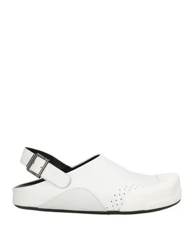 Marni Leather Mules - White