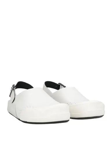 Marni Leather Mules - White