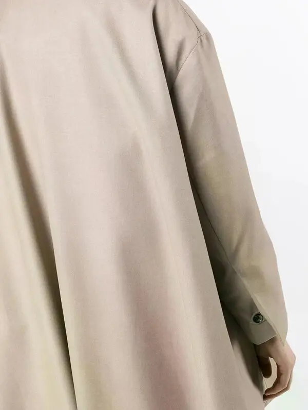 Rokh Single-breasted Asymmetric Blazer - Brown