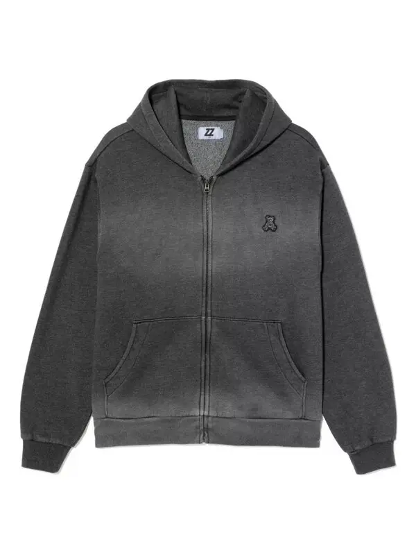 Izzue Embroidered Zip-up Hoodie