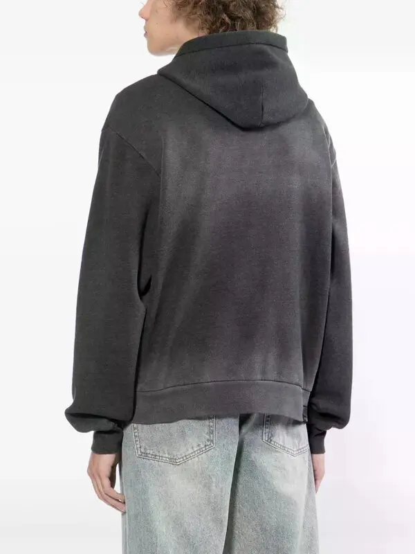 Izzue Embroidered Zip-up Hoodie