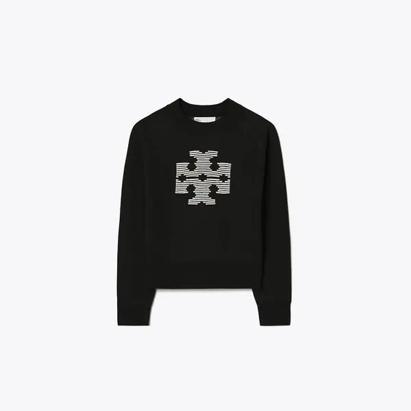 Tory Burch Wool Logo Sweater