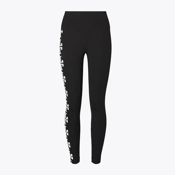 Tory Burch Compression Reflective Logo 7/8 Legging