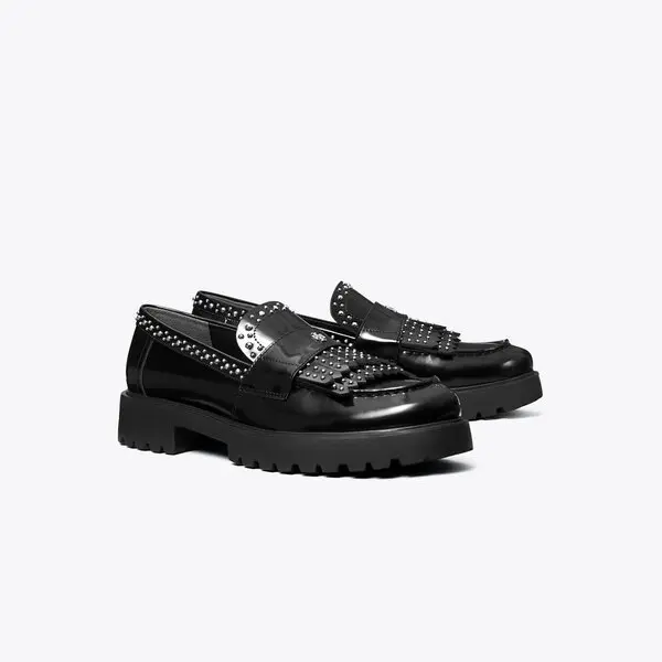 Tory Burch Classic Fringe Lug Loafer