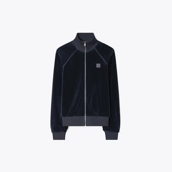 Tory Burch Velour Track Jacket