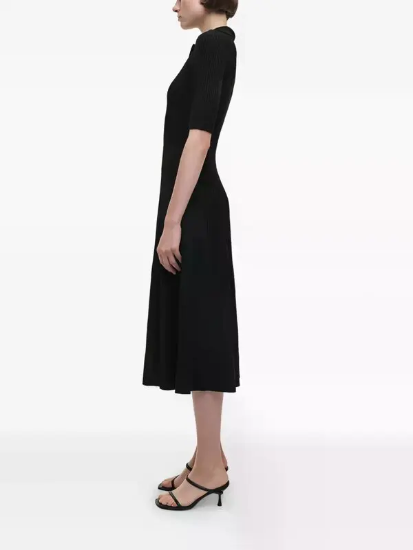 Simkhai Pati Polo-collar Midi Dress