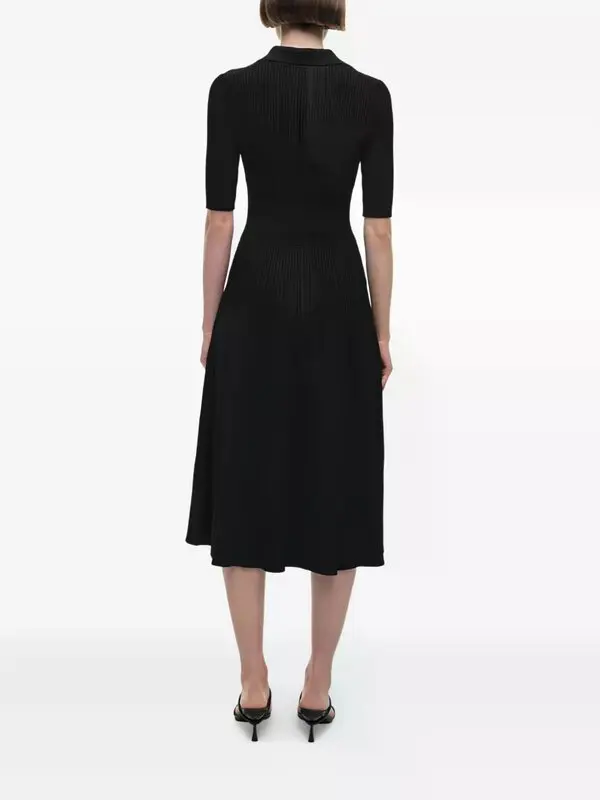 Simkhai Pati Polo-collar Midi Dress