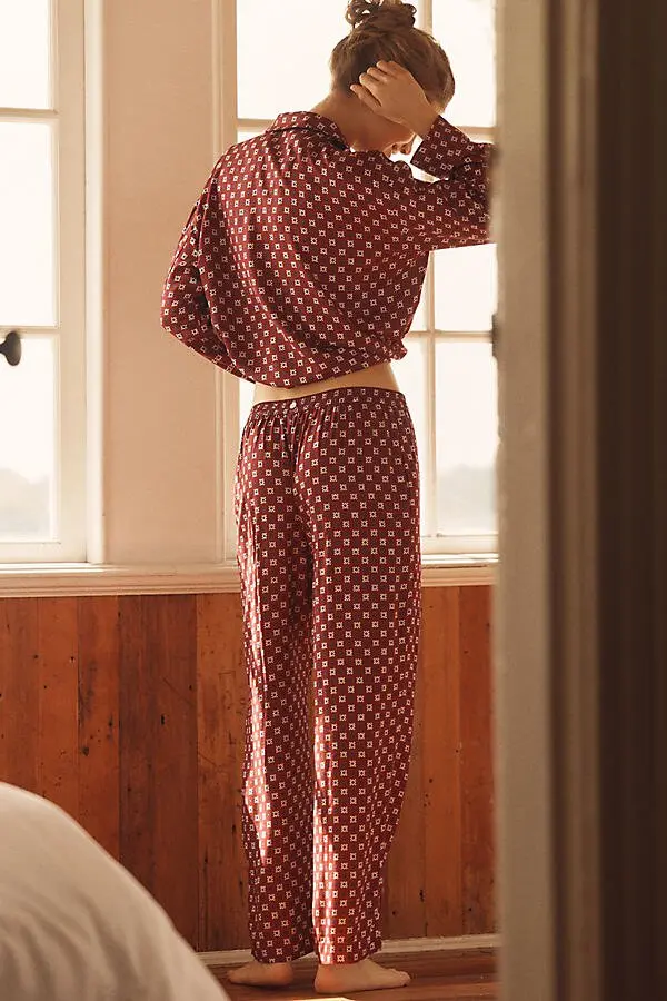 LYREBIRD Silky Slim Pajama Pants