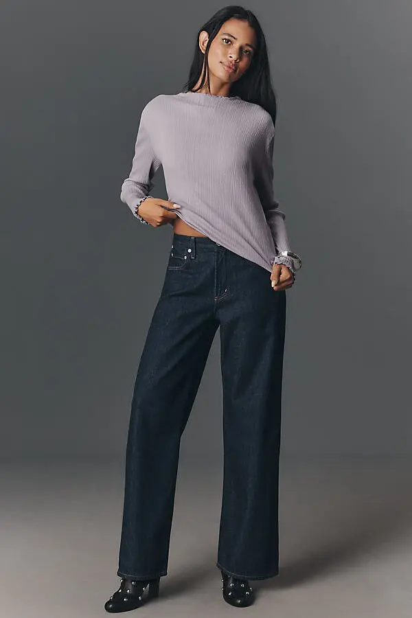 Citizens Of Humanity Lindz Low-rise Wide-leg Jeans - Amherst