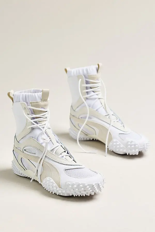 PUMA Mostro Mid Sock Boots - Puma White-alpine Snow
