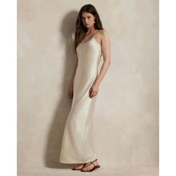 Ralph Lauren Double-faced Satin Slip Dress