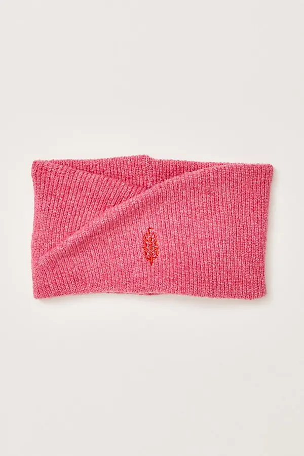 Free People Road Runner Ear Warmers - Fuchsia Flirt