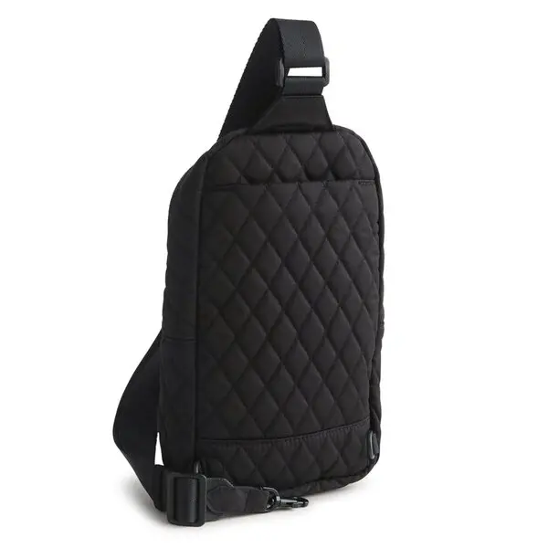 black leather canvas caravan backpack Gotham Coated Canvas & Leather Backpack (Women)