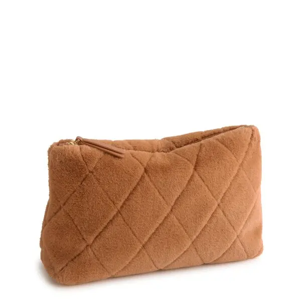VERA BRADLEY Quilted Pouch - Brown