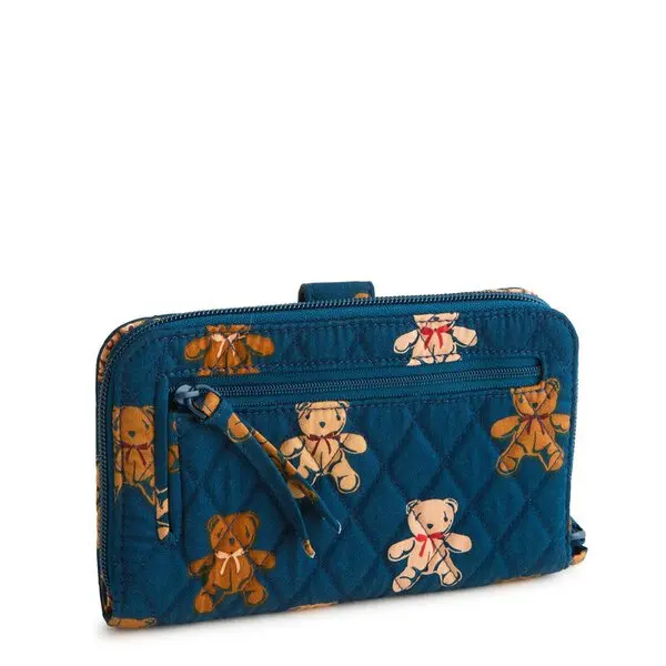 VERA BRADLEY Large Tab Wallet In Bunch Of Bears