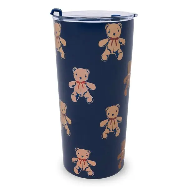 VERA BRADLEY Stainless Steel Tumbler In Bunch Of Bears - Blue